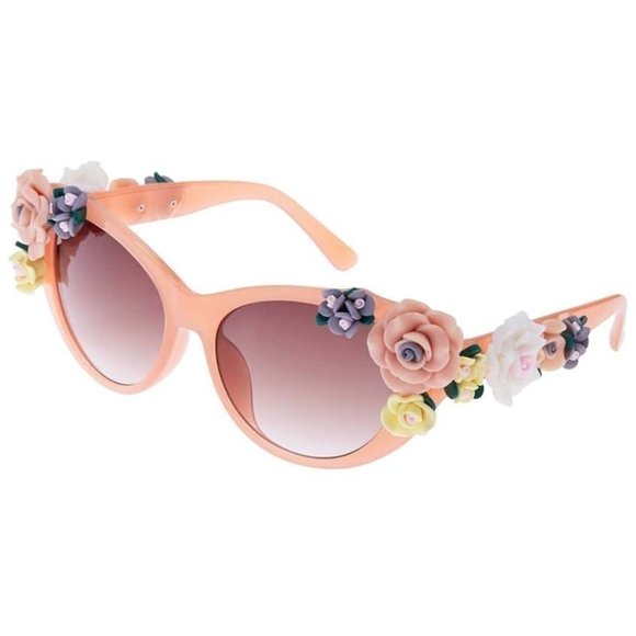 Accessories | Retro Baroque Rose Sunglasses 3d Floral | Poshmark